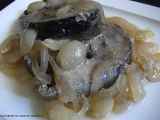 Receta de melva al horno con patatas y setas fáciles