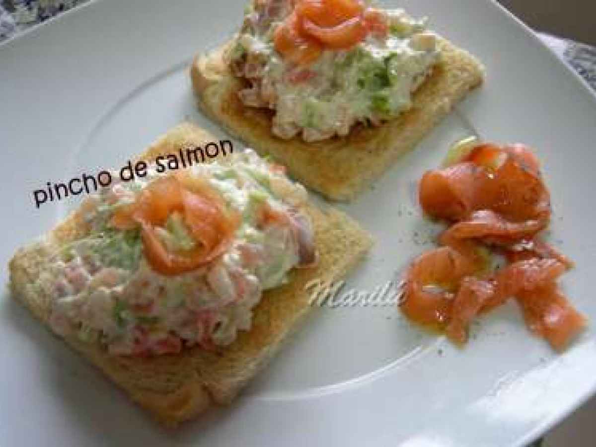 Pinchos con salmón - 6 recetas - Petitchef