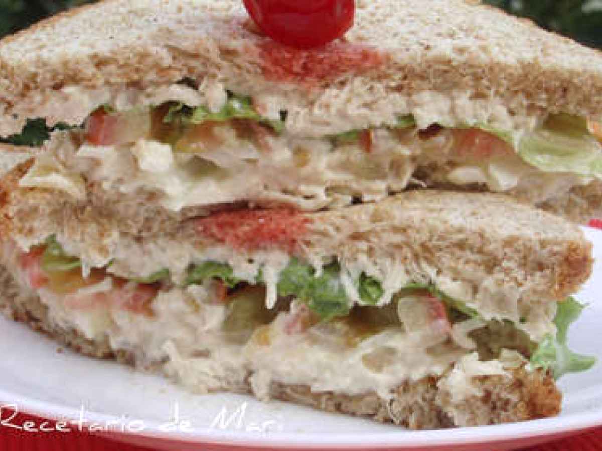 Sandwich de pollo, Receta Petitchef