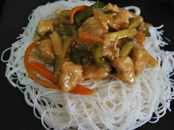 Receta de wok de lomo salteado y verduras saludables