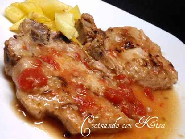 Receta de chuletas de cerdo en salsa fácil y deliciosa