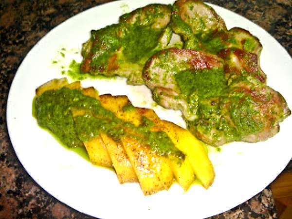 Bistec de cerdo en salsa (thermomix), Receta Petitchef