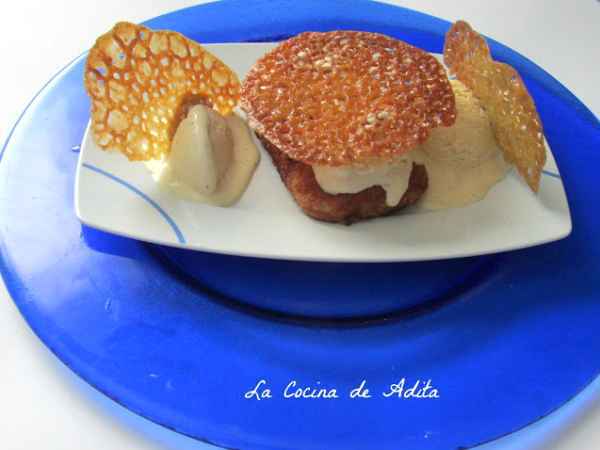 Receta de crujientes de queso de cabra