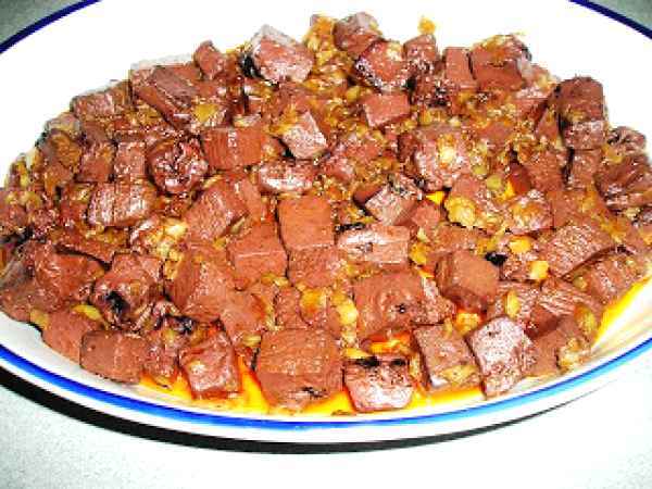 Sangre encebollada - Receta Petitchef