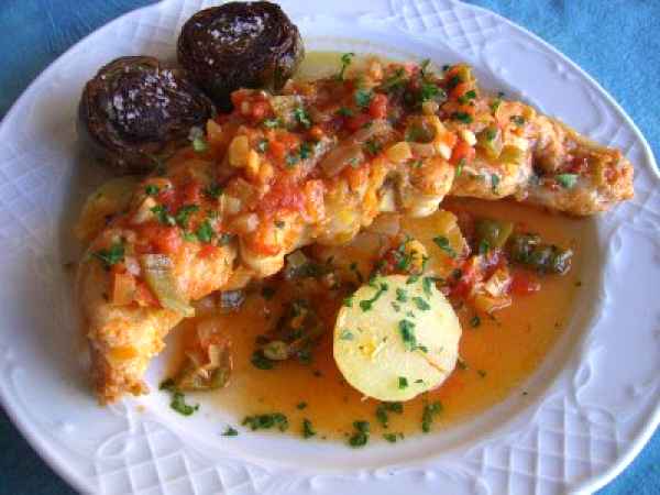 Receta de congrio a la gallega