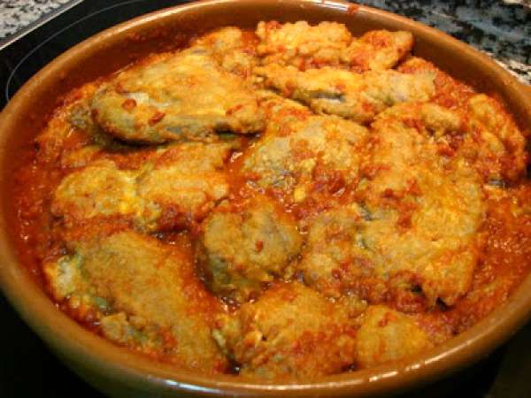 Morros de cerdo con tomate, Receta Petitchef