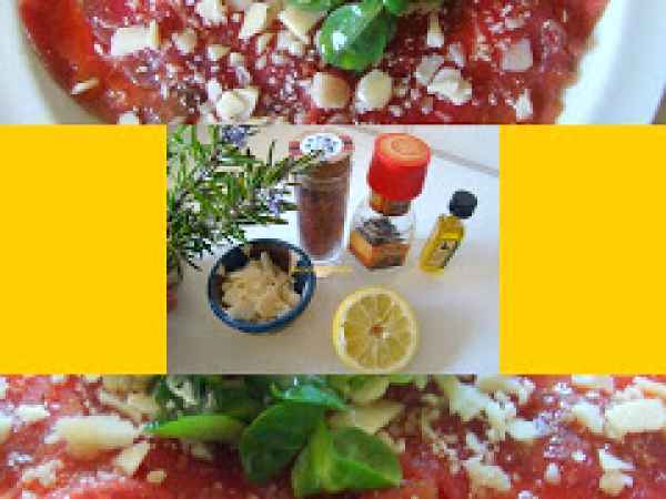 Receta de carpaccio de ternera y lomito