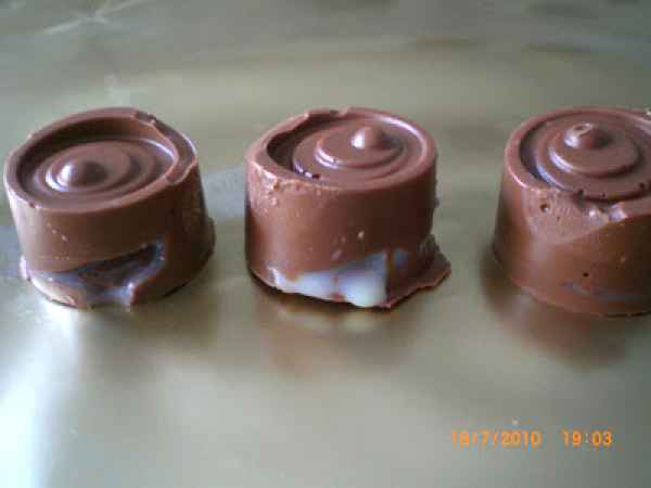 Receta de bombones de chocolate y menta fáciles