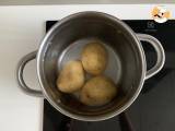 Patatas aplastadas crujientes (smashed potatoes) en freidora de aire ...