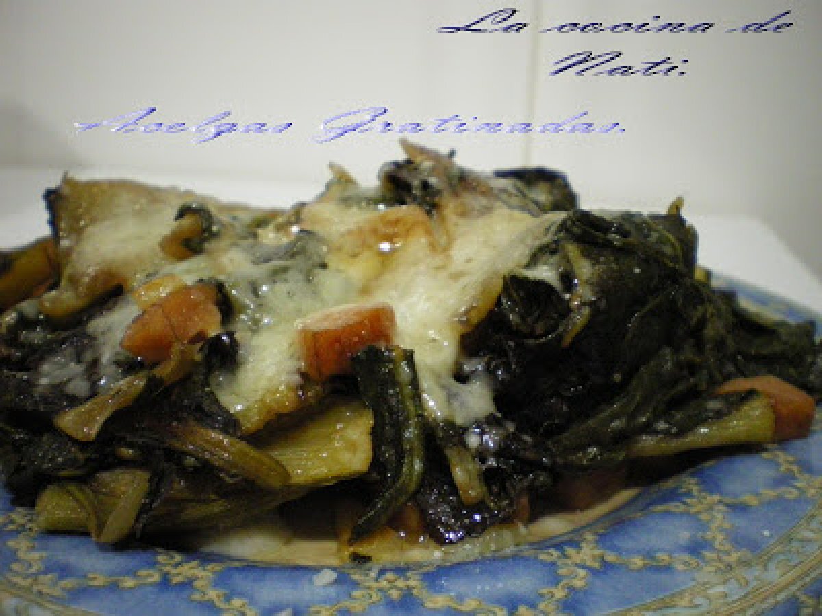 Receta fácil de acelgas gratinadas en 30 minutos