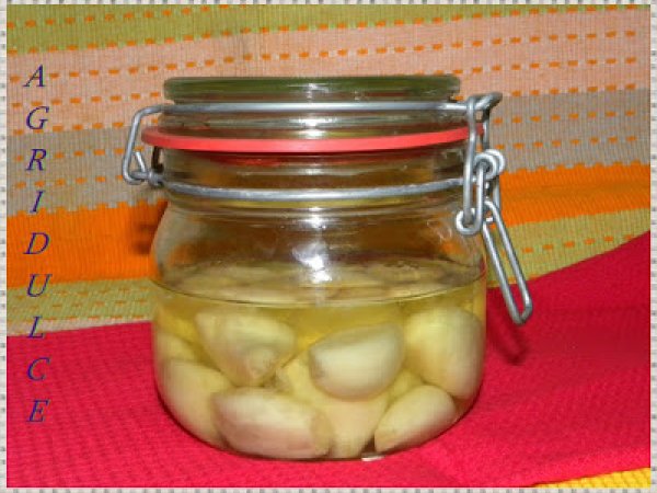 Receta de ajos encurtidos