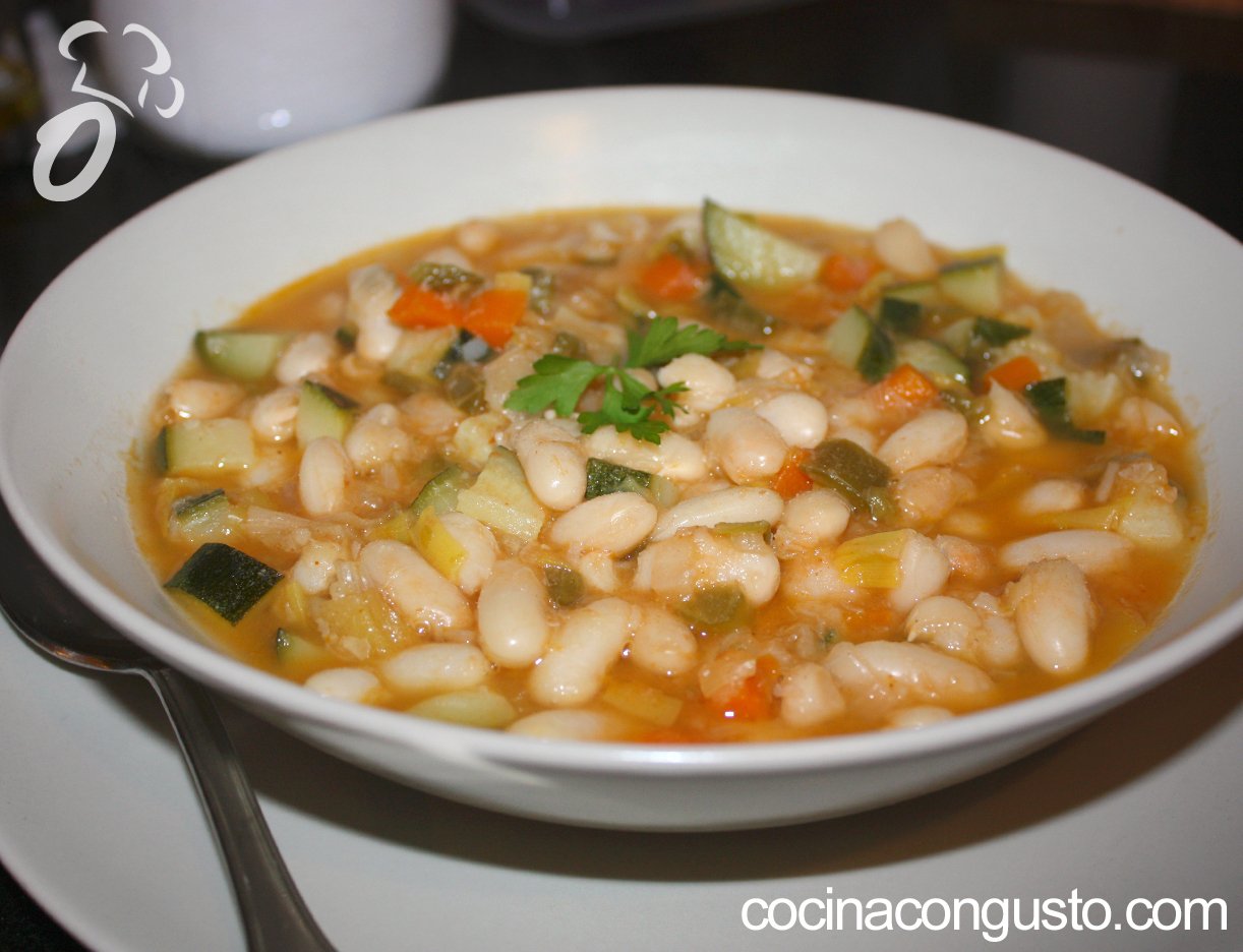 Alubias con verduras - Receta Petitchef