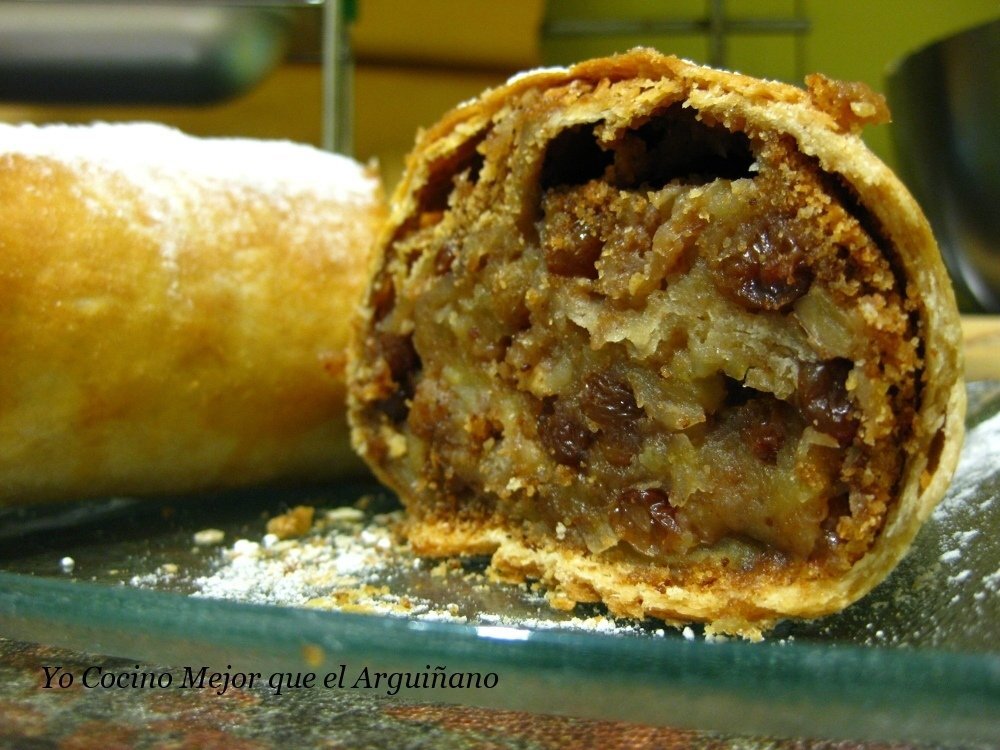 Receta de strudel de manzana fácil y delicioso