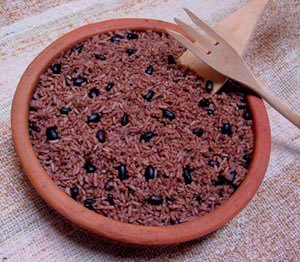 Receta de arroz congri cubano caribeño