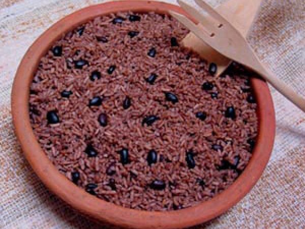 Receta de arroz congri cubano caribeño