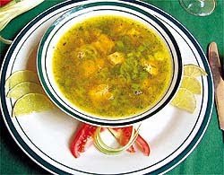 Receta de arroz de cebada - comida ecuatoriana