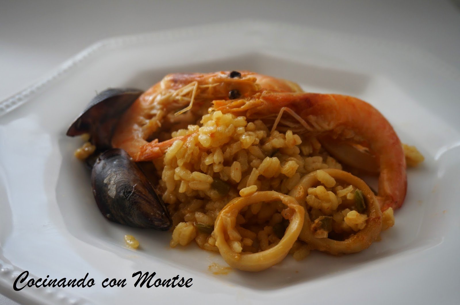 Receta de arroz meloso con langostinos
