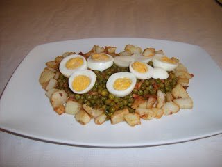 Receta de arvejas compuestas