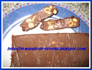 Barra de chocolate con miel y frutos secos - Receta Petitchef