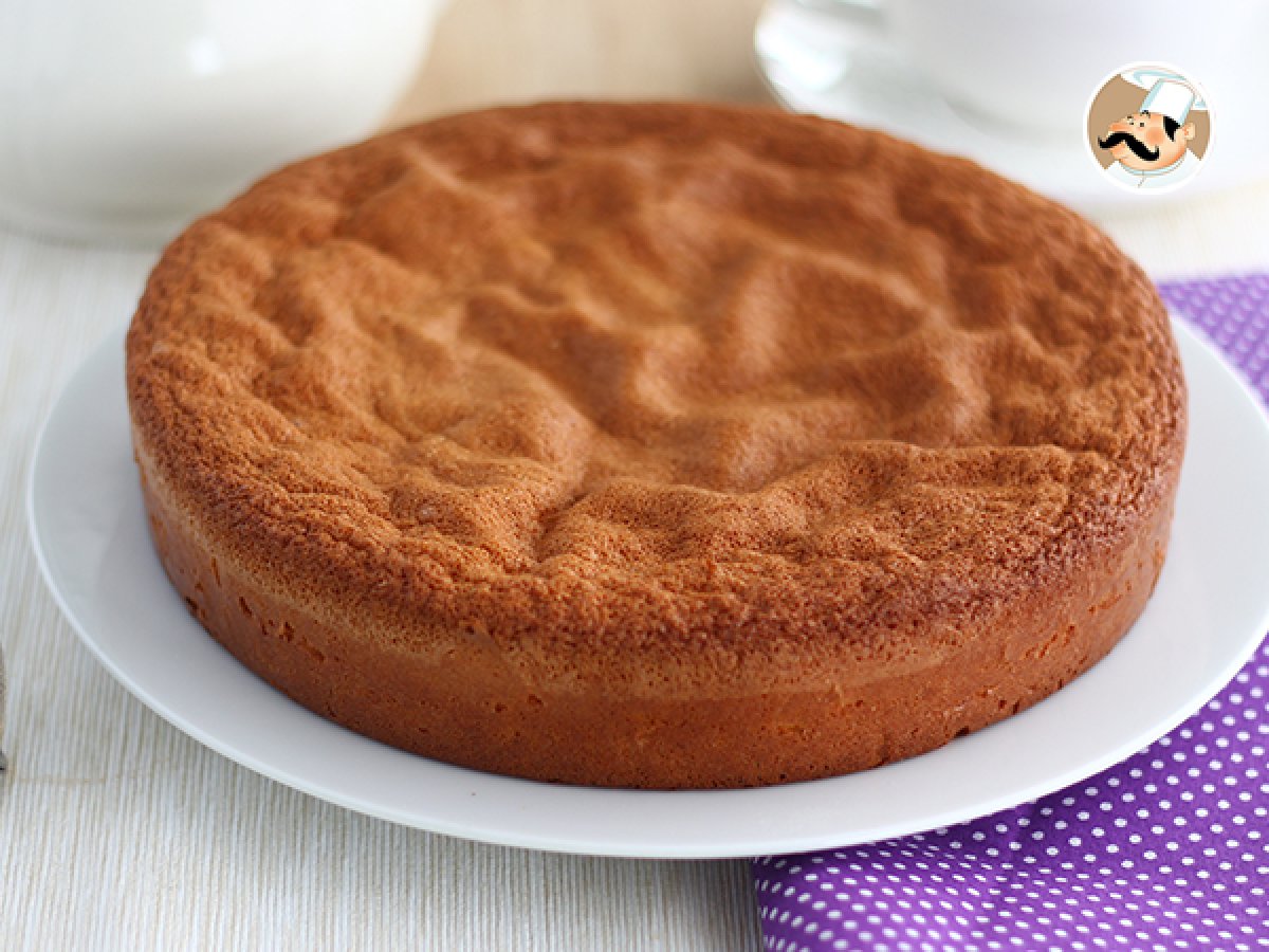 Receta de bizcocho genovés clásico