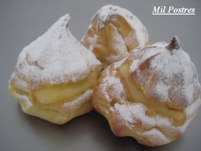 Receta de bocaditos de pasta choux y crema de limón