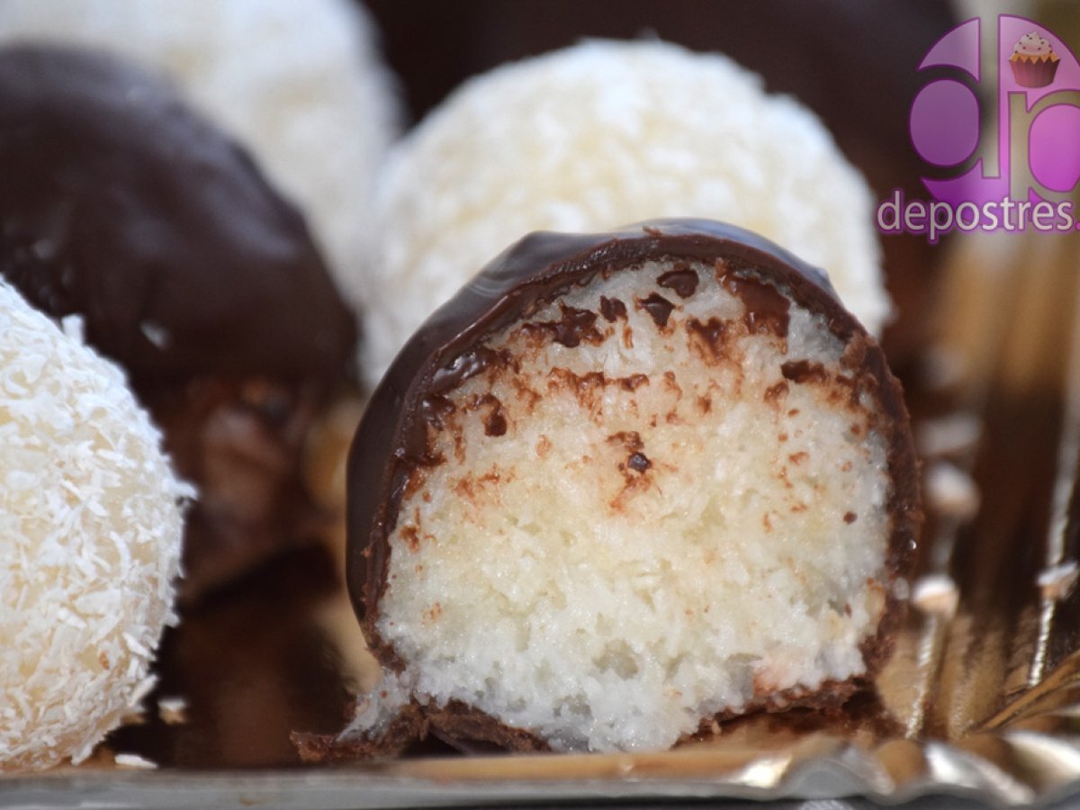 Receta fácil de bolitas de coco