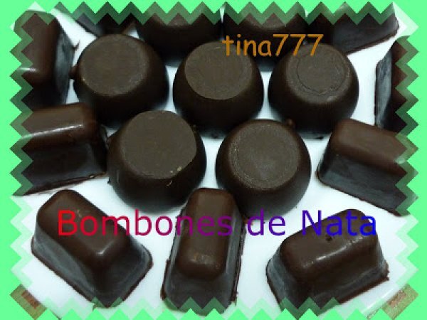 Receta de bombones de nata fáciles y deliciosos