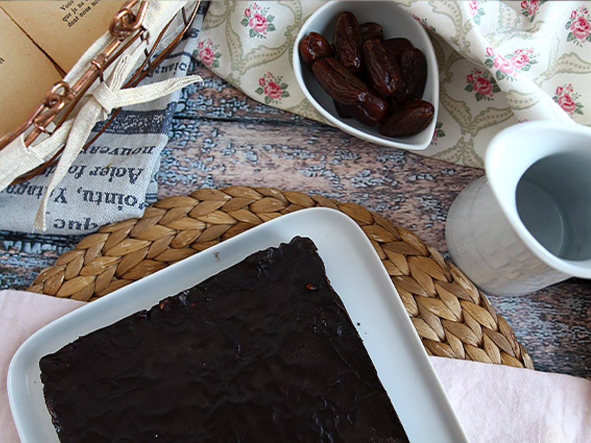 Receta de brawnie: el brownie crudo con dátiles
