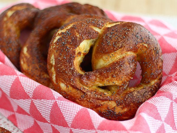 Receta de bretzels: pretzels alemanes caseros