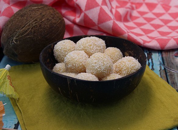 Receta de brigadeiros de coco