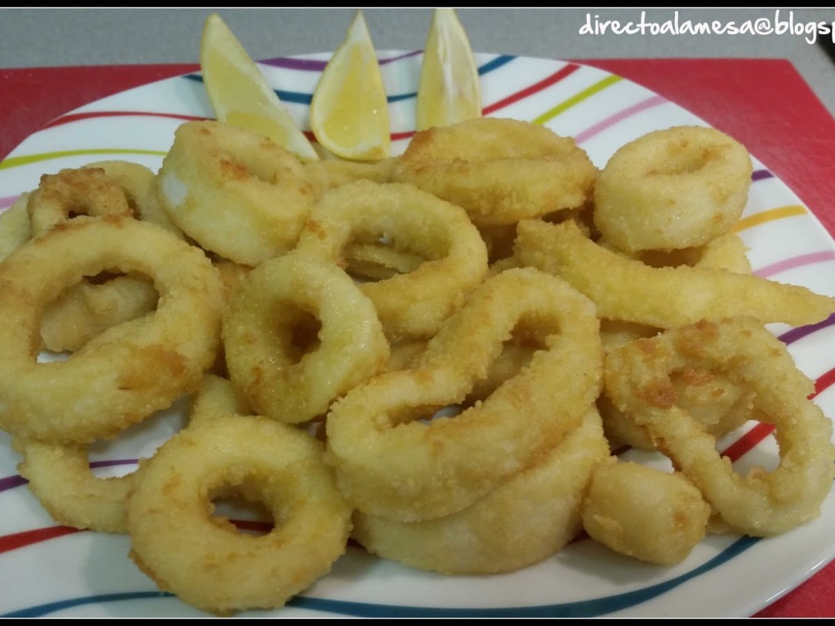 Calamares a la romana (típico bocata de calamares) - Receta Petitchef