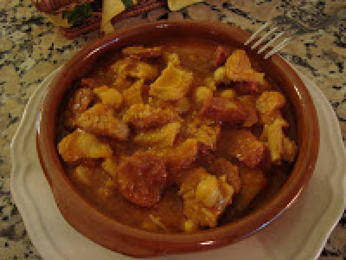 Receta de callos de ternera con garbanzos