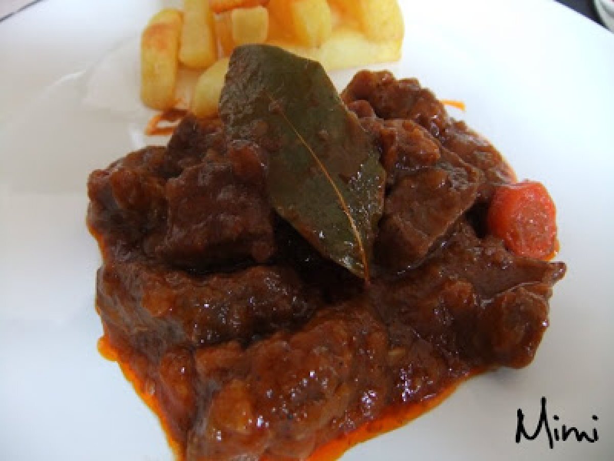 Receta de carne al toro