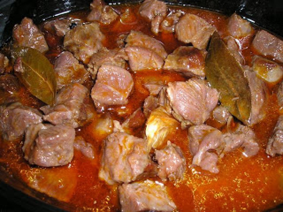 Carne magra con patatas al ajillo - Receta Petitchef