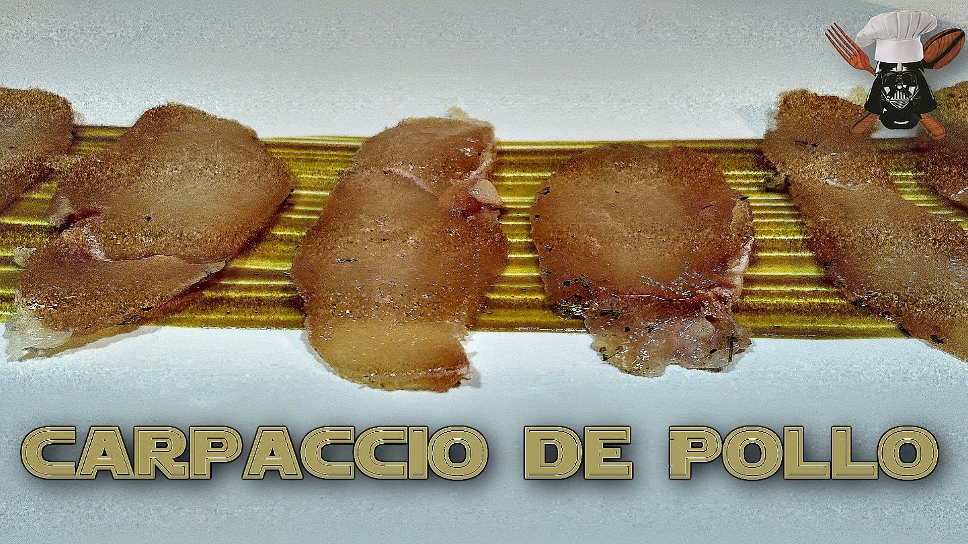 Receta de carpaccio de pollo