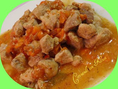 Cerdo guisado a la sevillana - Receta Petitchef
