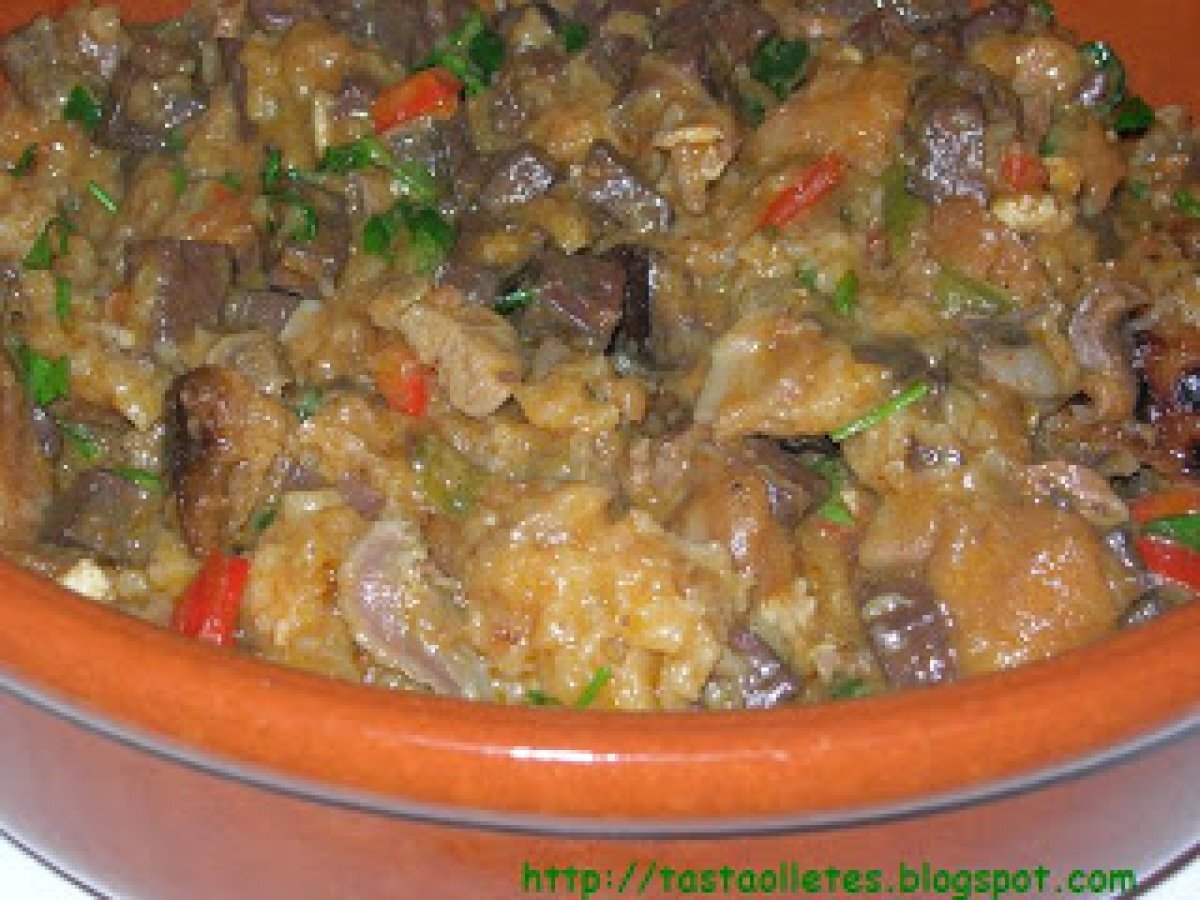 Receta chanfaína de herminia - ferreras de abajo