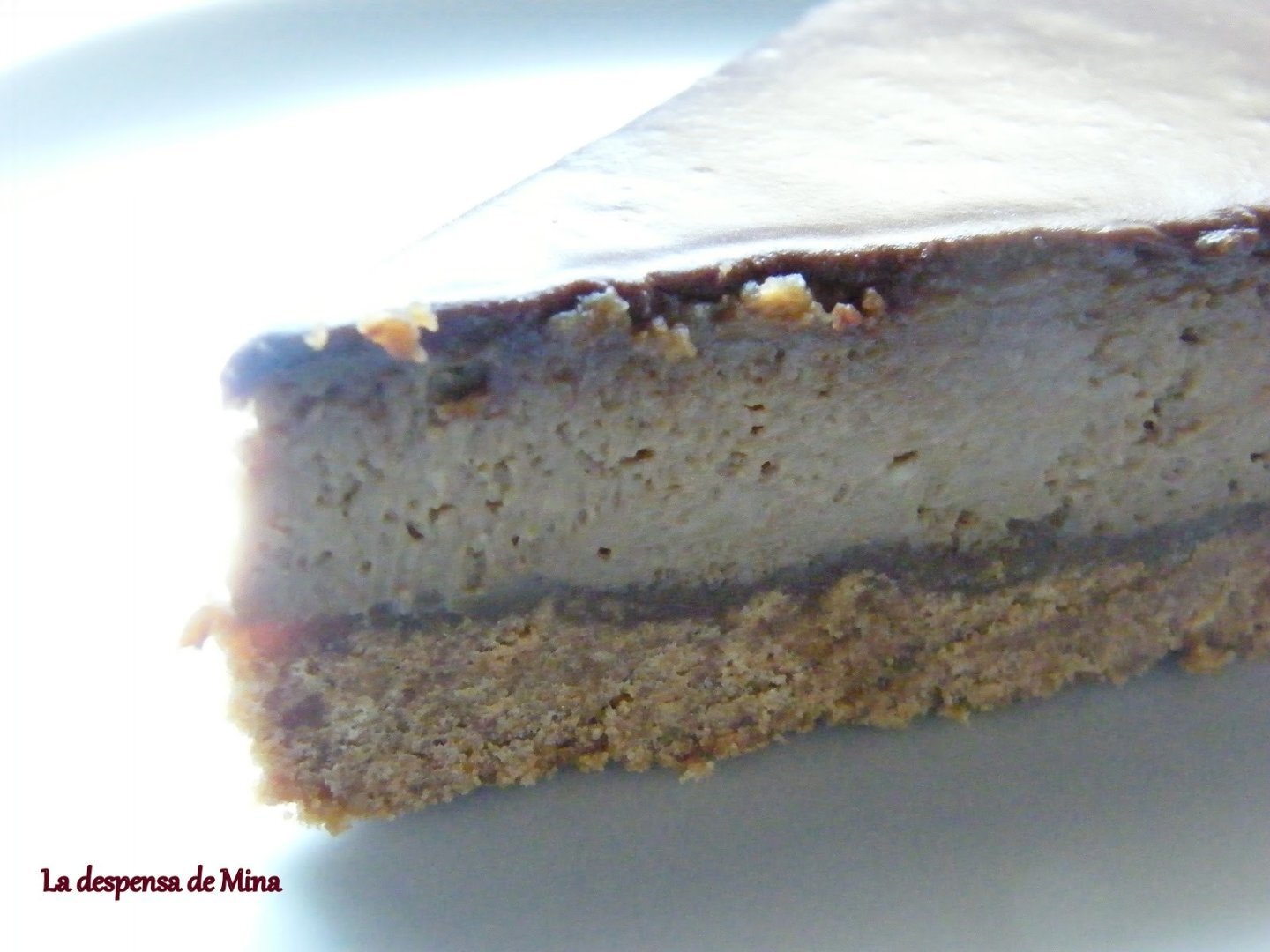 Receta de cheesecake de café y chocolate fácil