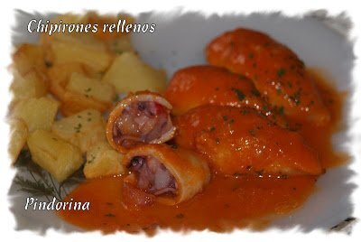 Receta de chipirones rellenos en salsa fácil y deliciosa