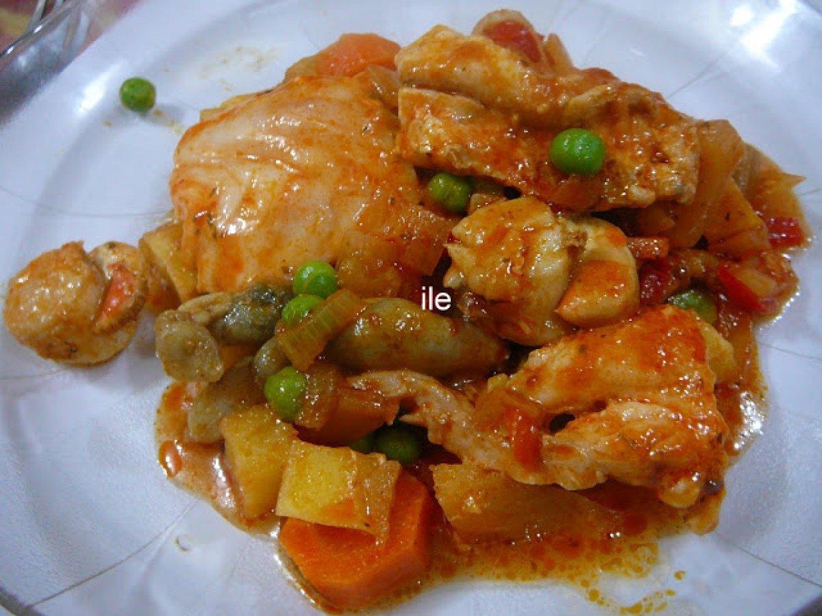 Chupin de pescado - cazuela de pescado - Receta Petitchef