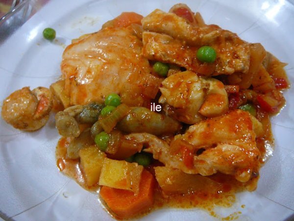 Chupin de pescado - cazuela de pescado - Receta Petitchef
