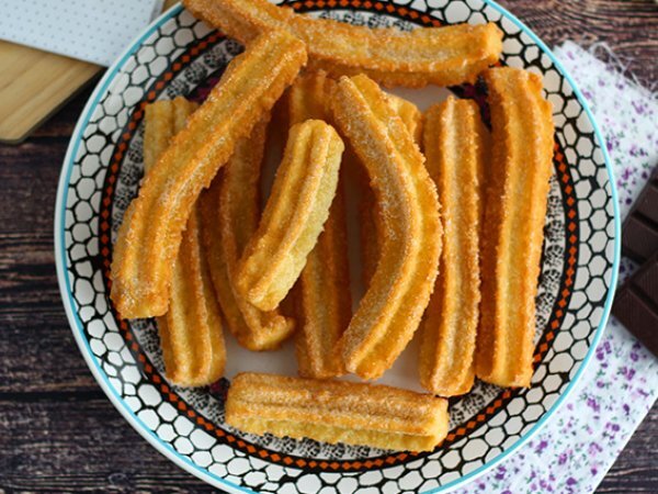 Receta de churros crujientes y ligeros