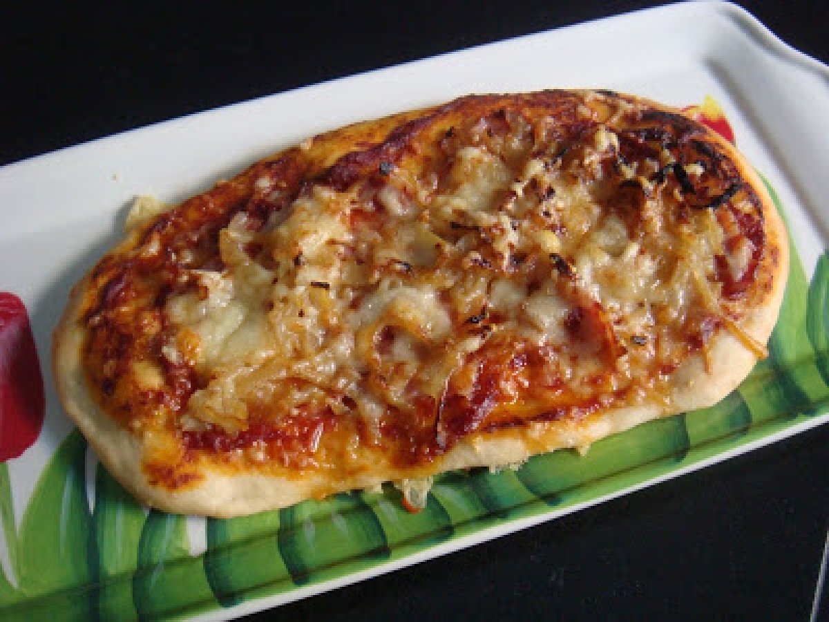 Coca de cebolla y bacon - Receta Petitchef