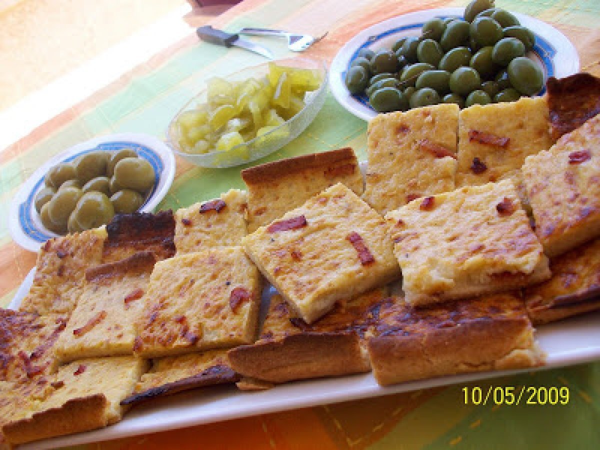 Coca de cebolla y bacon en thermomix - Receta Petitchef