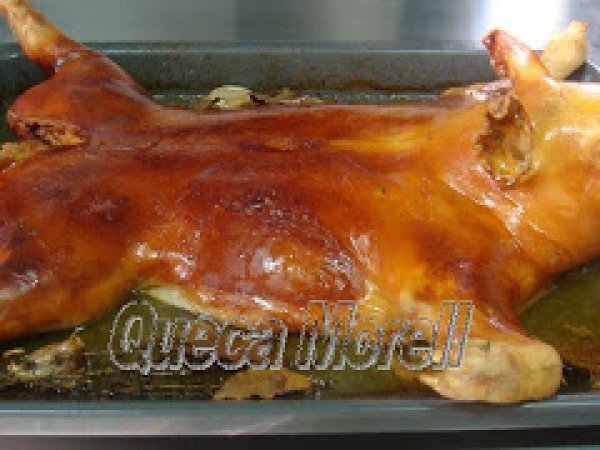 Receta de cochinillo lechal asado