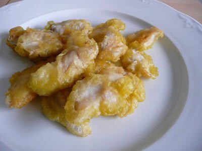 Receta de cocochas en tempura