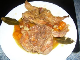 Receta de codornices estofadas fáciles y deliciosas