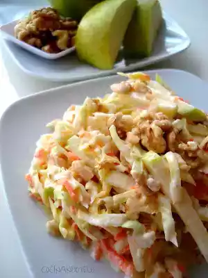 Receta de coleslaw, ensalada de col