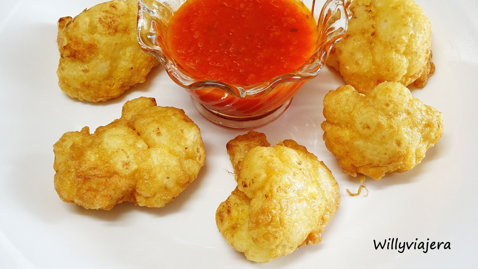 Receta fácil de coliflor rebozada