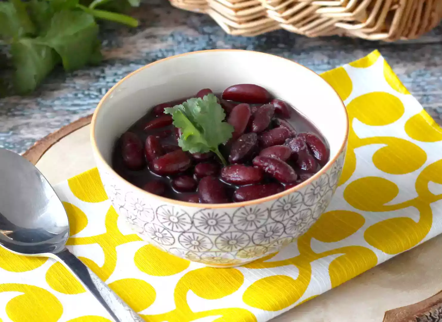 Receta para cocinar alubias rojas en olla normal